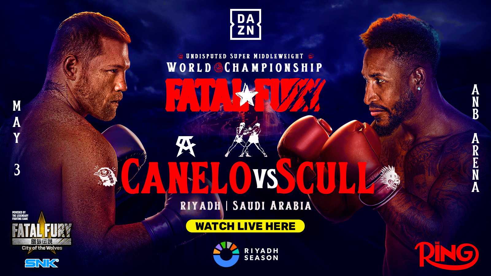 Canelo vs Scull @ Select Locations - Little Woodrow's
