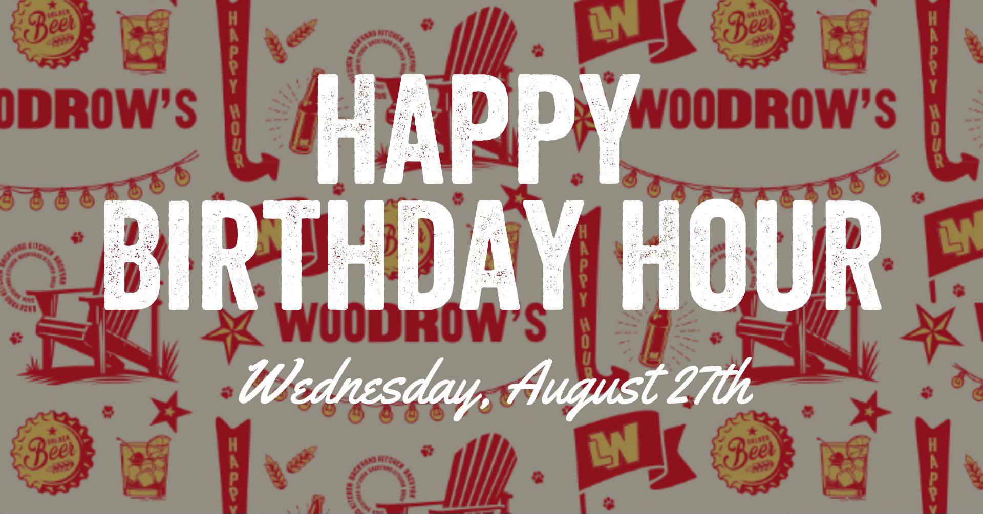 Upcoming Events - Little Woodrow's