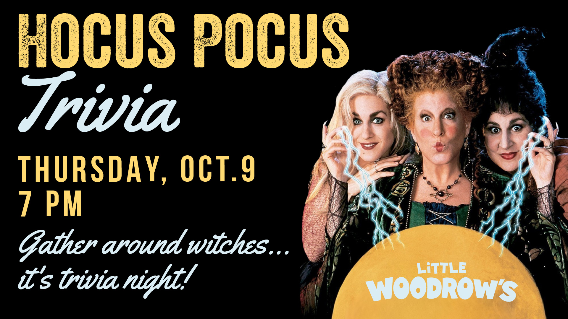 Hocus Pocus Trivia @ Bellaire - Little Woodrow's